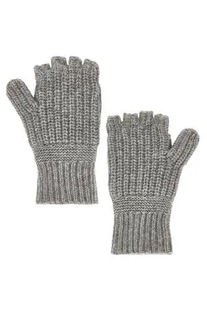Miu Miu Cashmere Wool Gloves - Grigio