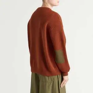 FRIZMWORKS Patch Round Pullover Knit