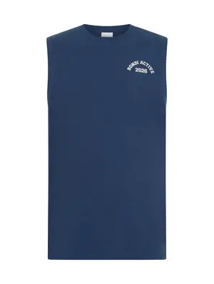 BONDI ACTIVE Forma Varsity Tank - Blue