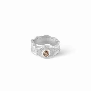 SARAS FINE JEWELLERY Elara Ring - Silver