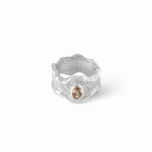 SARAS FINE JEWELLERY Elara Ring - Silver