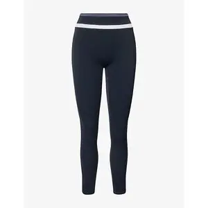 TALA Contrast-stripe High-waisted Leggings - Shadow Black