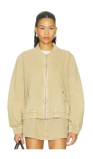 Rolla's Bomber Jacket In Tan