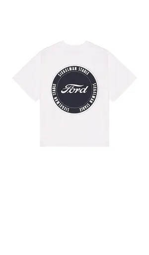 SIEGELMAN STABLE Printed Graphic Crop T-shirt
