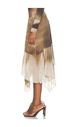 FENERS Mirada Skirt In Brown - Sand