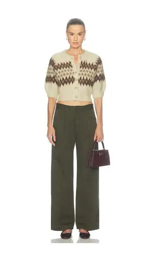 Citizens Of Humanity Molly Puff Sleeve Cardigan In Multi