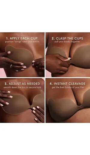 CAKES BODY Cleavage Bra In Brown