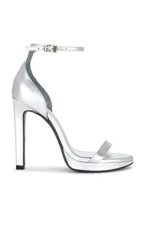 Schutz Nicole Sandal In Metallic - Silver