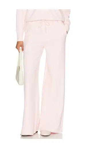 NEGATIVE UNDERWEAR Waffle Knit Track Pant In Pink