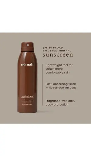 NEMAH Spf 30 Mineral Spray