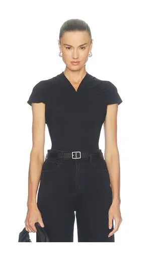 AGOLDE Olympia Bodysuit - Black