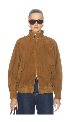 AGOLDE Blair Jacket In Brown - Pecan
