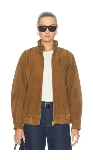 AGOLDE Blair Jacket In Brown