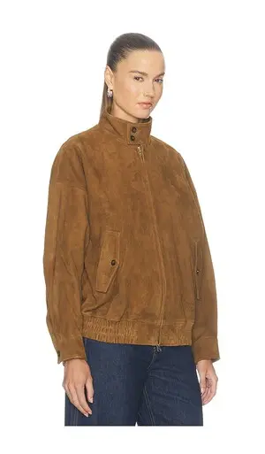 AGOLDE Blair Jacket In Brown