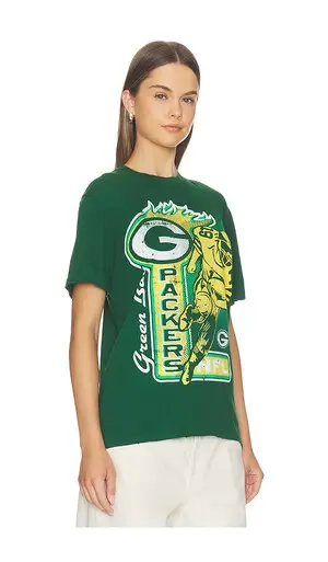 Junk Food Packers City Edition Tee In Dark Green