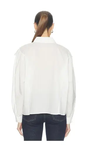 FRAME The Poplin Equestrian Shirt