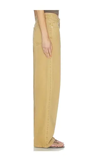 DL1961 Kaylen Soft Surve High Rise Jeans In Tan
