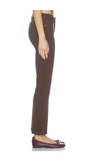 DL1961 Halle Instasculpt? Straight High Rise Jeans In Brown