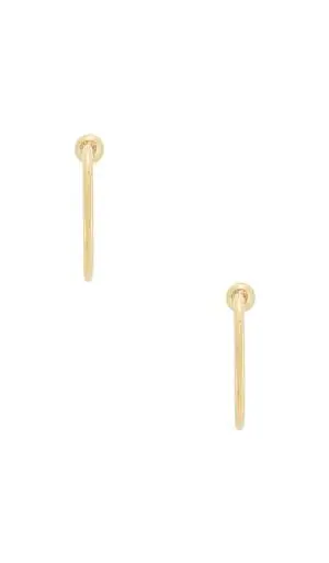 Jenny Bird Mini Icon Hoops Earring In Metallic