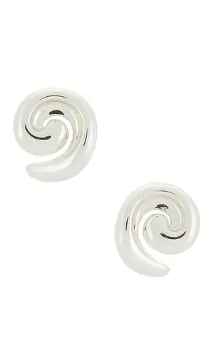 Jenny Bird Small Gio Earrings In Metallic - Silver