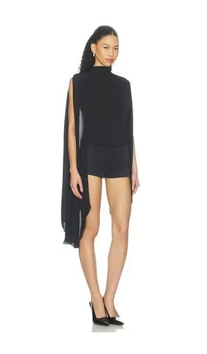 Lapointe Georgette Cape Sleeve Top