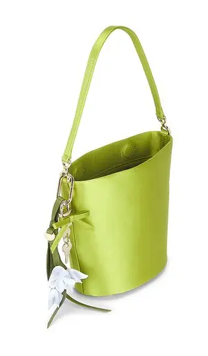 SELF-PORTRAIT Satin Bucket Bag