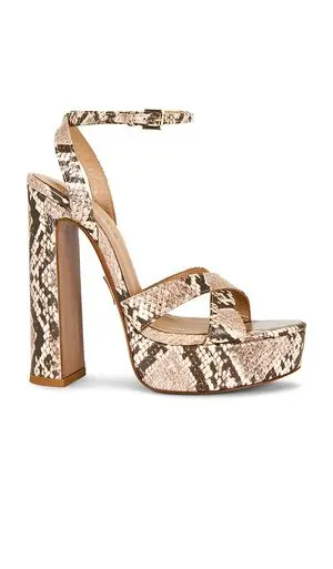 Retrofete Melodia Platform In Brown - Python