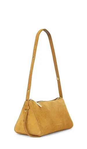 Veronica Beard Suede Prism Bag In Tan