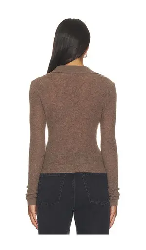 Citizens Of Humanity Paloma Cardigan Sweater In Brown - Mushroom