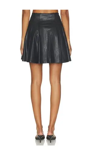 Commando Faux Leather Pleated Mini Skirt