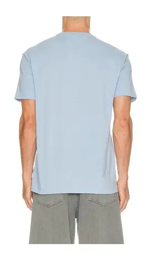 Polo Ralph Lauren Short Sleeve Crewneck Pocket T-shirt In Blue - Chambray Blue
