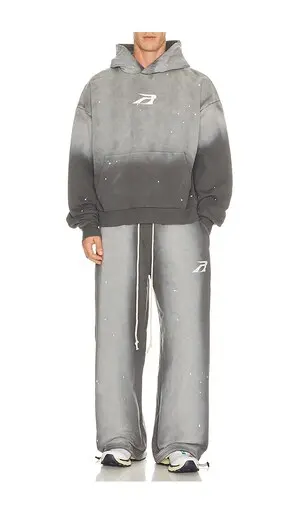 RYOKO RAIN Vintage Artist Hoodie In Grey