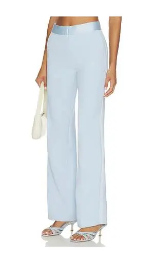 FLEUR DU MAL Tuxedo Pant In Baby Blue - Raindrop