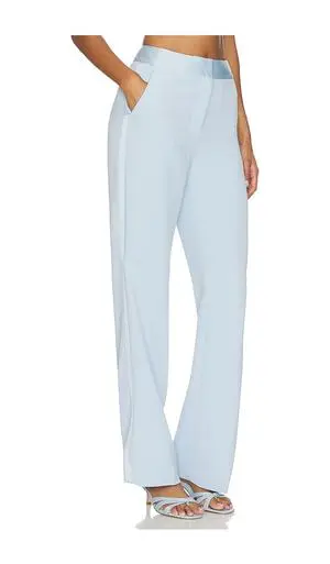 FLEUR DU MAL Tuxedo Pant In Baby Blue