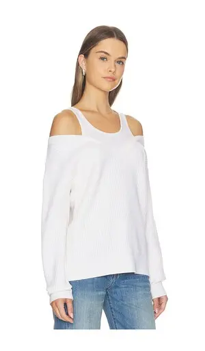 Helmut Lang Double Layer V Neck Top