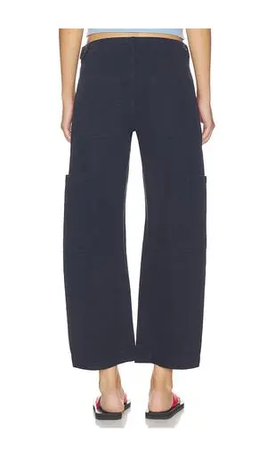 PISTOLA Sabrina Curved Utility Pant In Navy