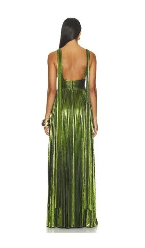 Retrofete Perindo Dress In Green