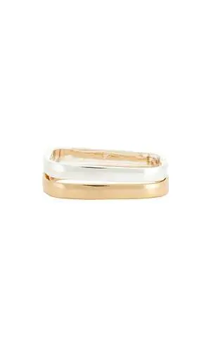 Ettika Rounded Square Cuff Set