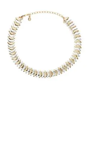 Ettika Metal Moderna Necklace In Metallic - Gold