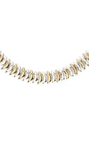 Ettika Metal Moderna Necklace In Metallic