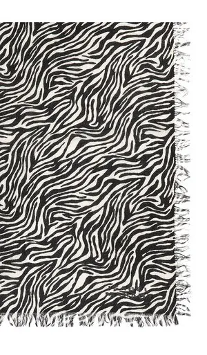Isabel Marant Étoile Alecia Scarf In Black & White