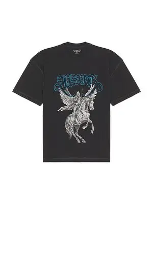 ALLSAINTS Vanguard Short Sleeve Tee In Black