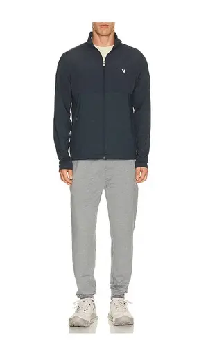 Vuori Sunday Element Track Jacket In Blue