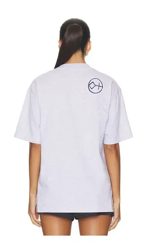 DIAMOND CROSS RANCH Blue Horses Tee In Grey - Ash Grey