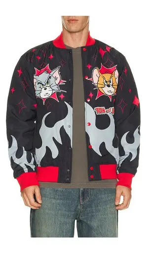 REASON Tom & Jerry Varsity Jacket