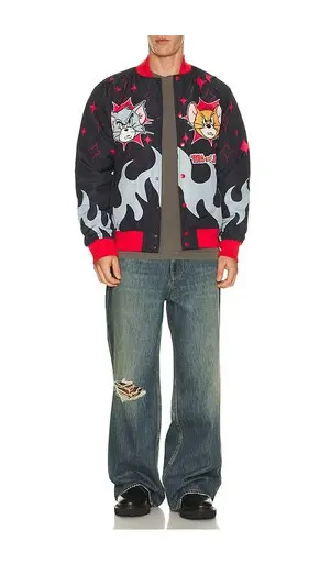 REASON Tom & Jerry Varsity Jacket