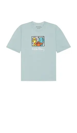 REASON Keith Haring Tee In Blue