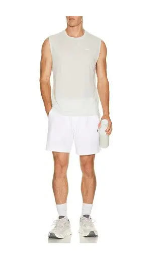 Vuori Sleeveless Strato Breathe Tank In Blue