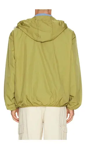 KAPPY DESIGN Nylon Sun Guard Windbreaker In Green