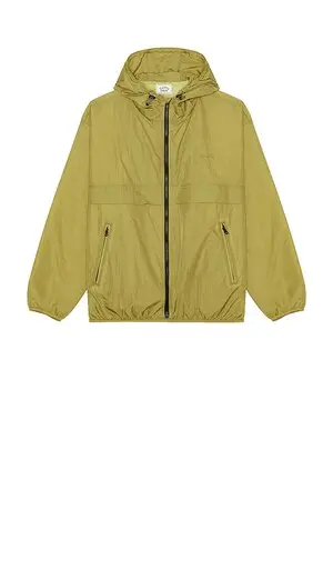 KAPPY DESIGN Nylon Sun Guard Windbreaker In Green
